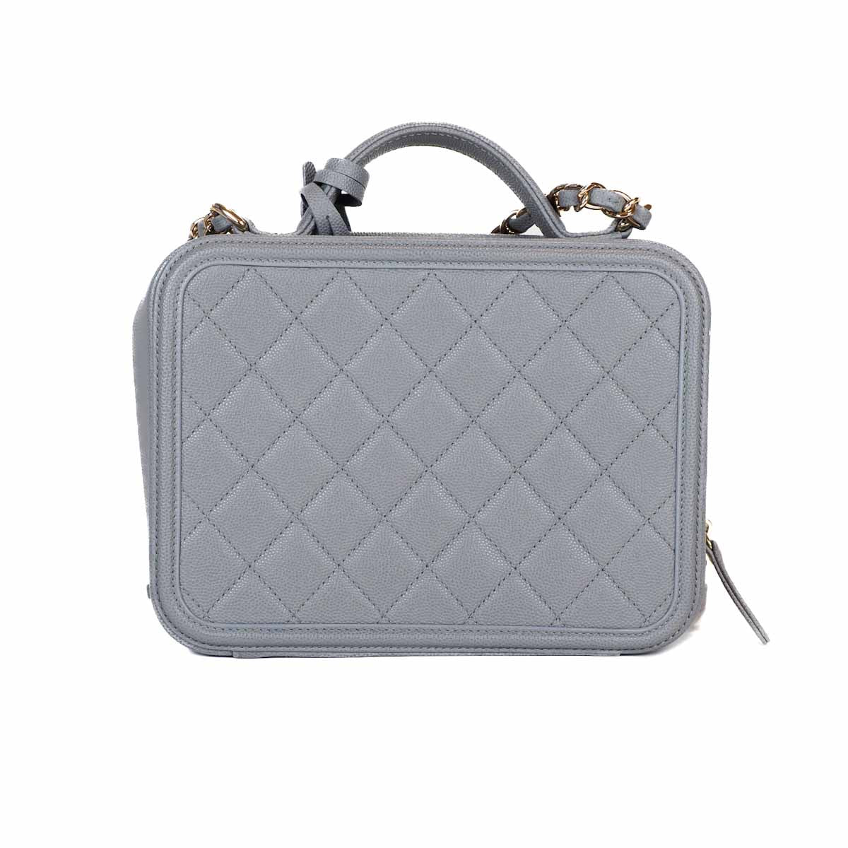 Chanel Vanity Box Camera Bag Caviar Grey | JK Store