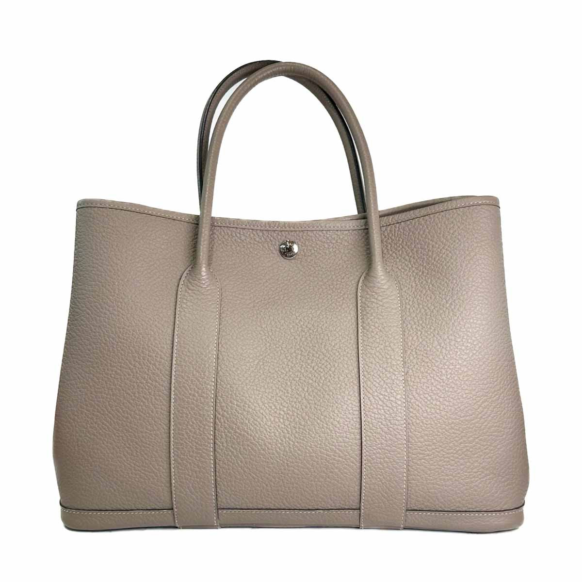 Hermes 36 Garden Party M8 Gris Asphalte | JK Store